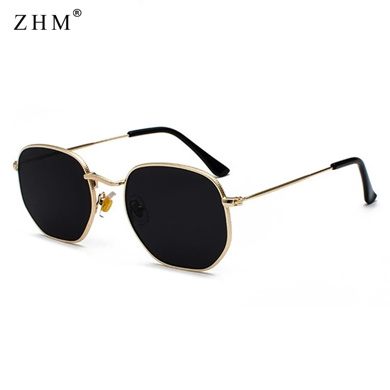 Men's Square Metal Frame Sunglasses - Micro2media.com